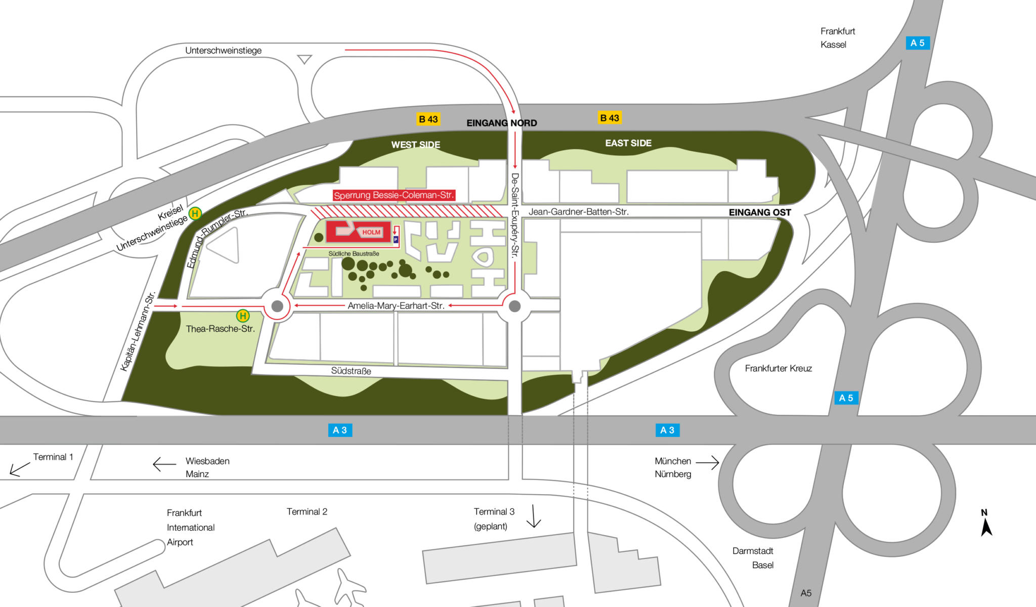 HOLM | Kontakt und Anfahrt zum House of Logistics and Mobility